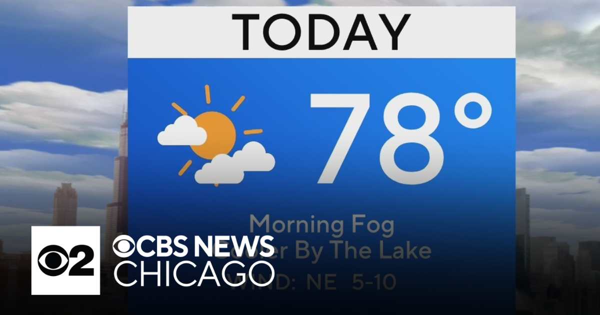 Highs in the upper 70s Friday in Chicago, warm weekend ahead - CBS Chicago