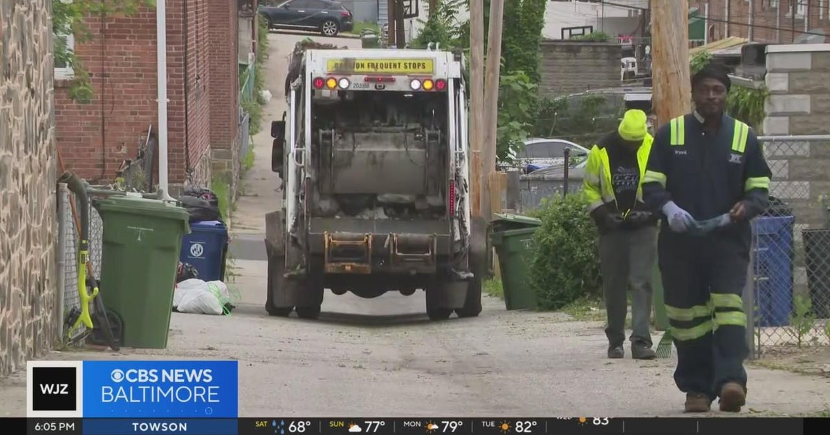 DPW worker shot on the job in West Baltimore - CBS Baltimore