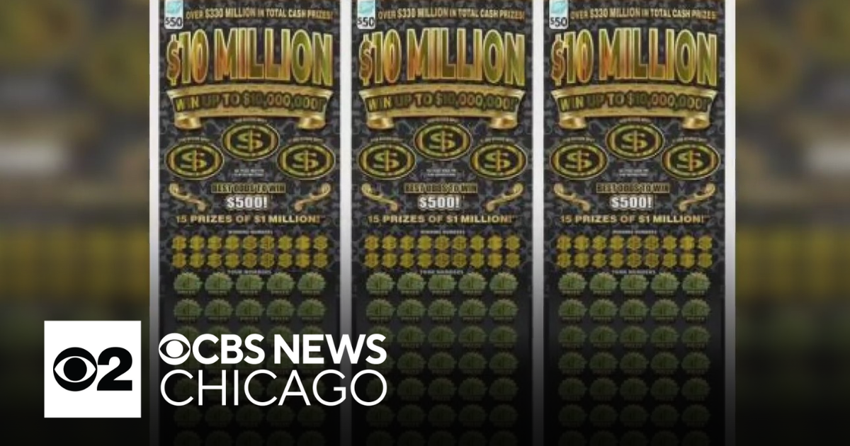 Illinois Lottery player wins first $10M prize in scratch-off game - CBS ...