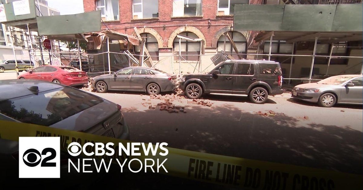 Video shows aftermath of partial building collapse in Brooklyn - CBS ...