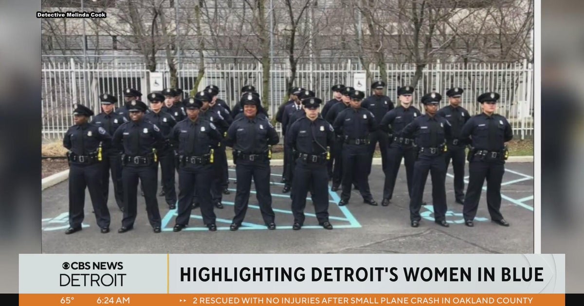 Detroit Public Safety Foundation highlighting women in blue - CBS Detroit