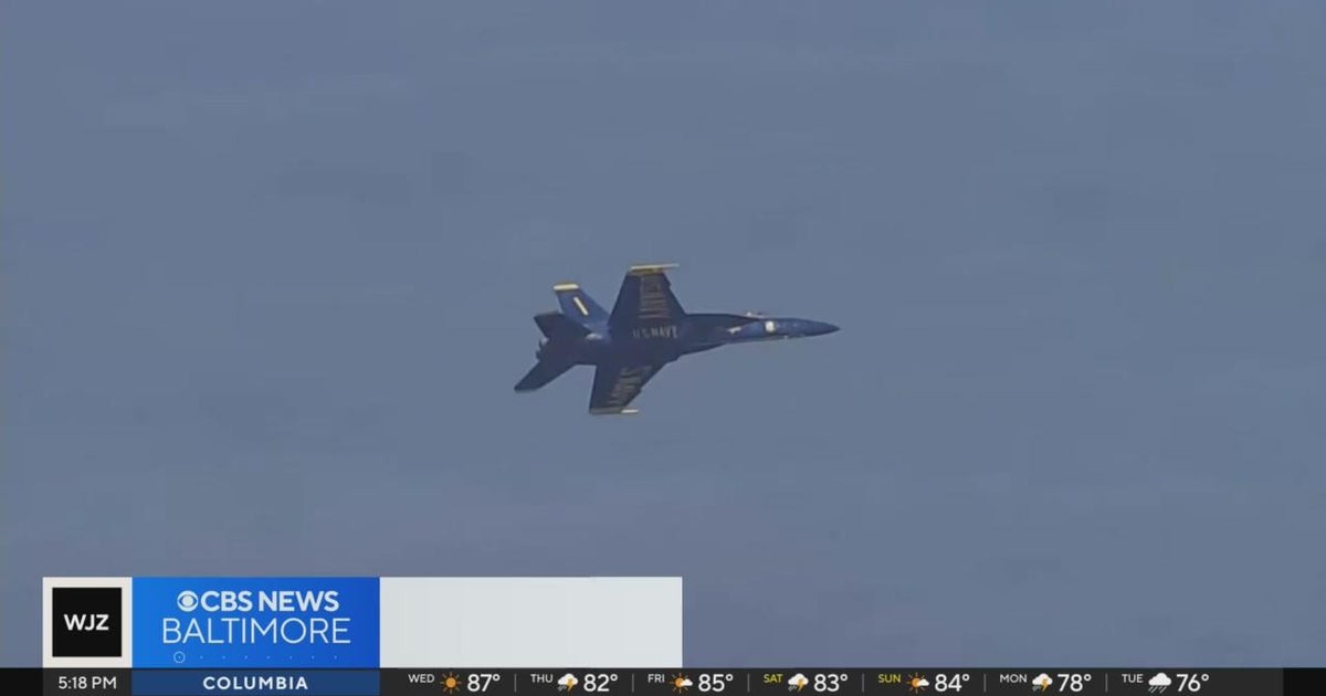 Blue Angels arrive for Naval Academy graduation - CBS Baltimore