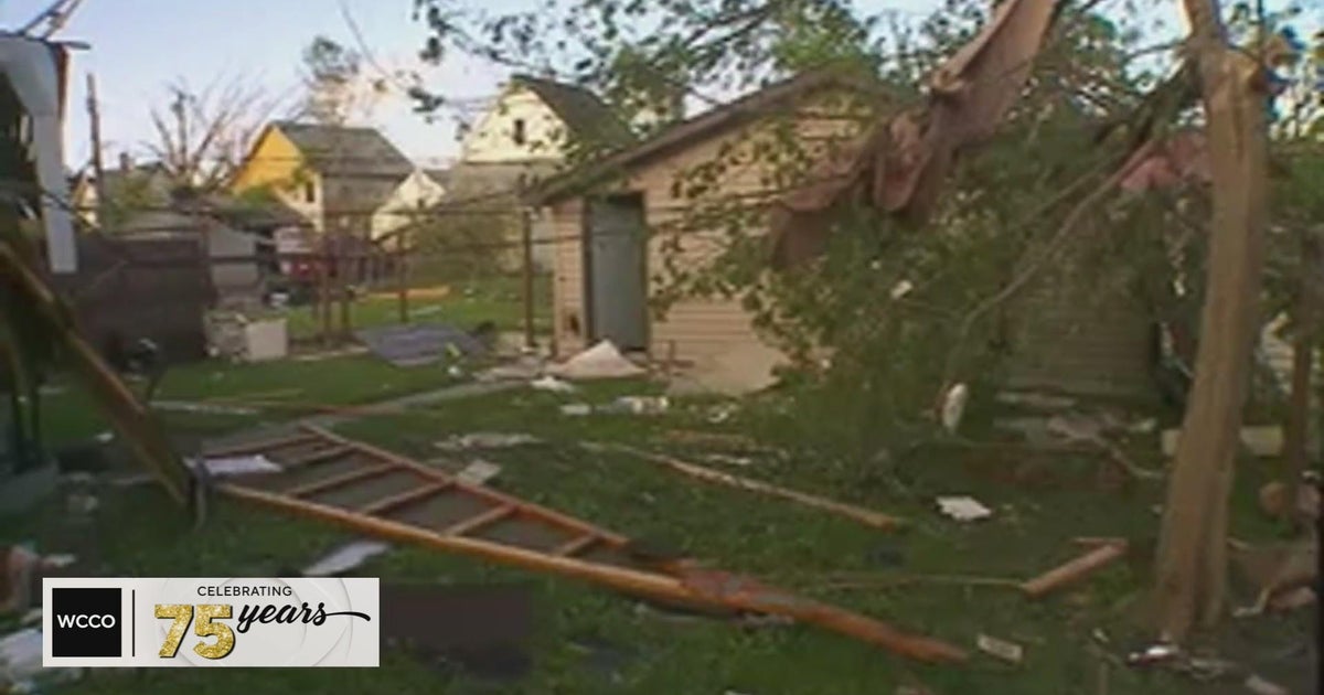 A look back at when an EF1 twister hit north Minneapolis - CBS Minnesota