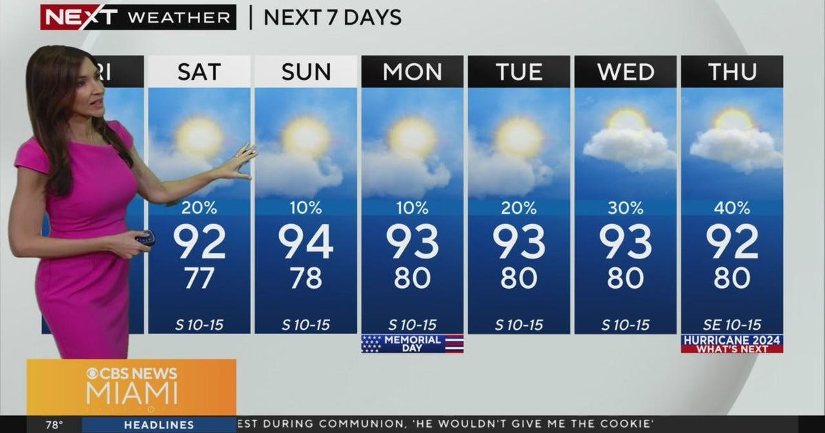South Florida Weather for Friday 5/23/2024 7AM - CBS Miami