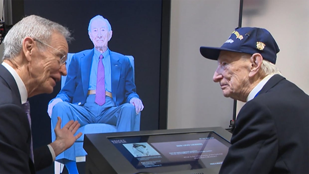 World War II veterans speak to the ages - CBS News