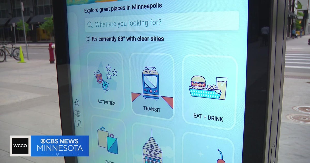 Helpful and fun information towers pop up in downtown Minneapolis ...