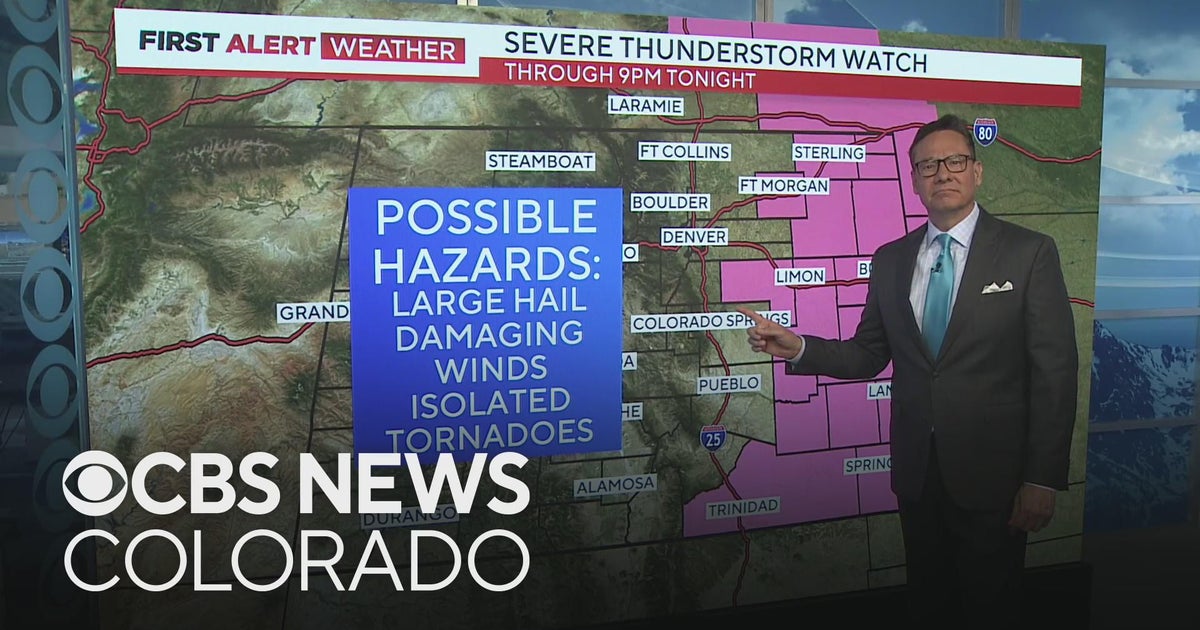 Severe thunderstorms over the eastern plains - CBS Colorado