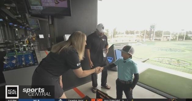 Young phenom Niko Cortez thriving thanks to Raza Golf - CBS Los Angeles