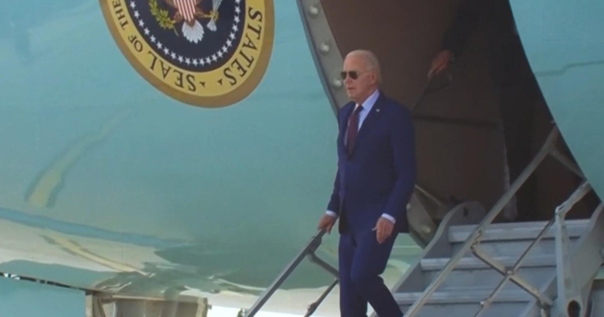 Biden arrives in France for D-Day commemoration - CBS News
