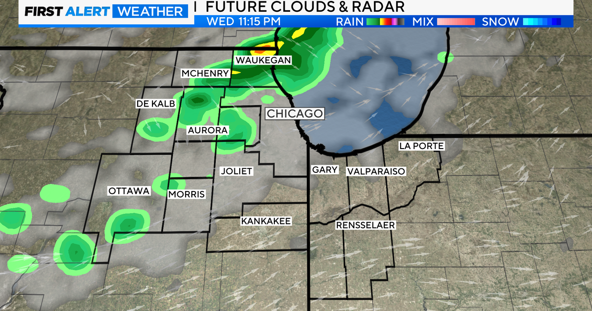 More rain Wednesday night in Chicago - CBS Chicago
