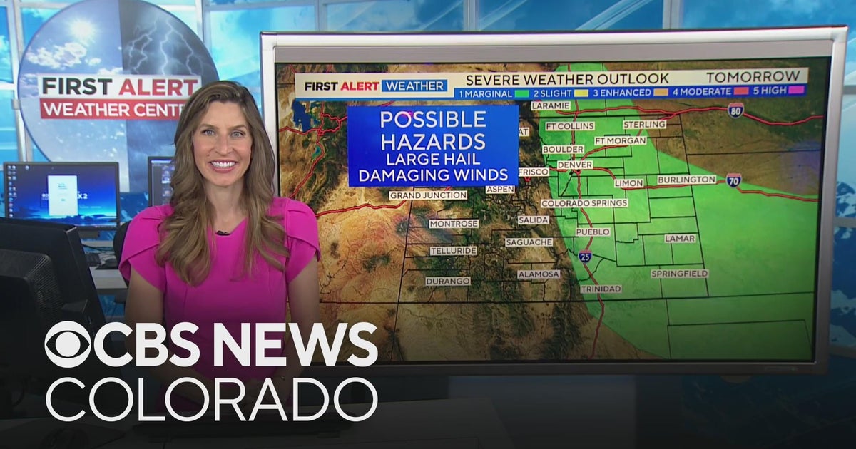 Denver stays hot with isolated showers and storms Friday - CBS Colorado