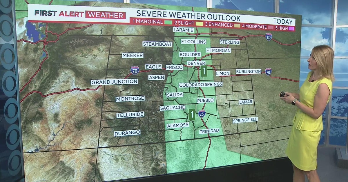 Severe Storms Expected Sunday and Monday - CBS Colorado