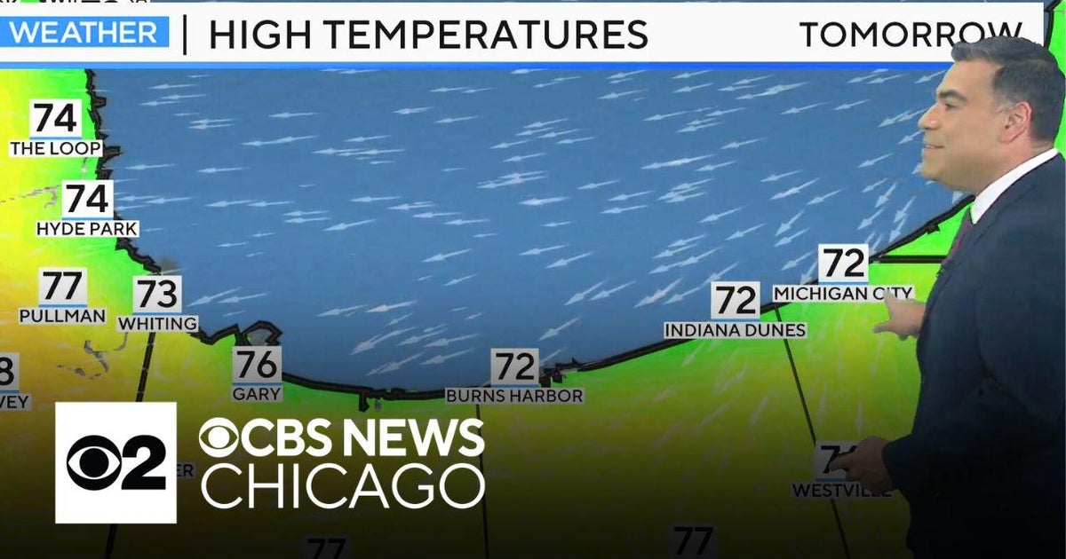 Rollercoaster weather pattern in effect this week - CBS Chicago