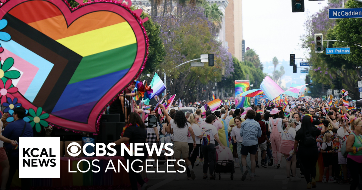 LA Pride Parade draws thousands of people to Hollywood - CBS Los Angeles
