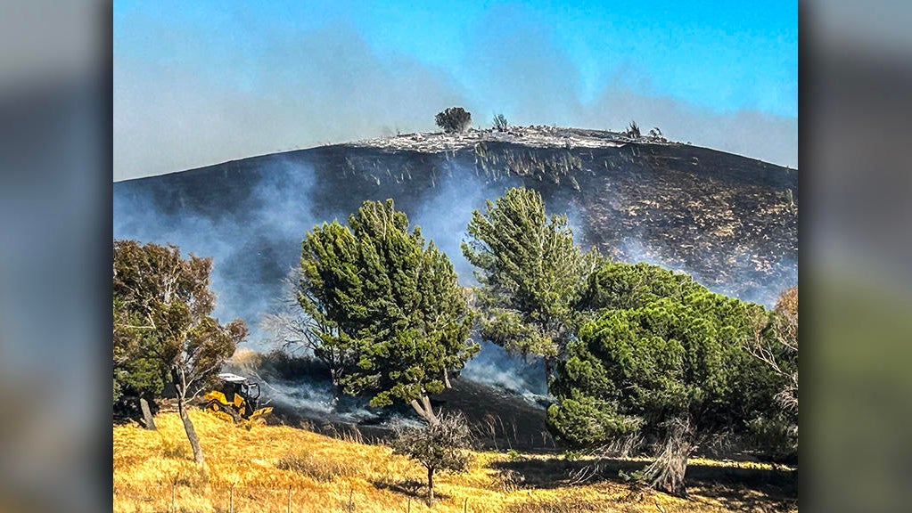 Pittsburg brush fire that burned 55 acres at former golf course mostly ...