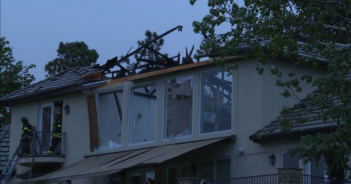 Lightning strikes cause fires in Denver metro area - CBS Colorado