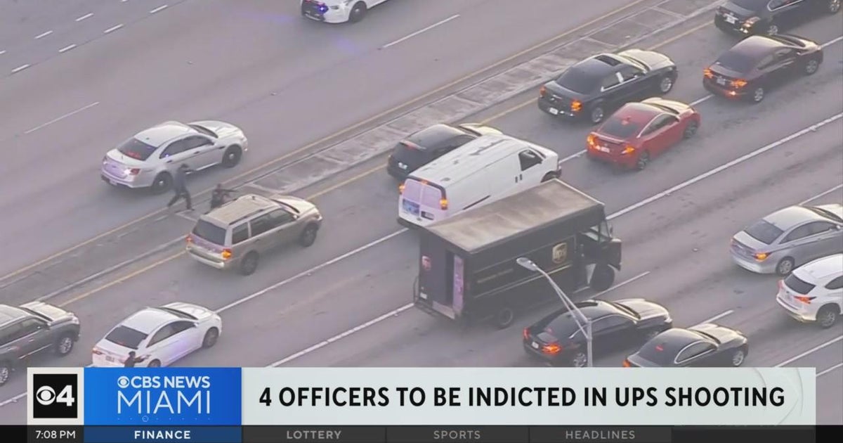 Four officers expected to be indicted in UPS shooting - CBS Miami