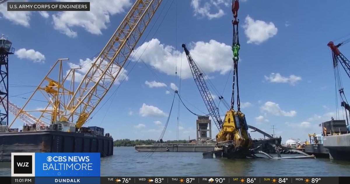 Port of Baltimore gets lift with main shipping channel reopening - CBS ...