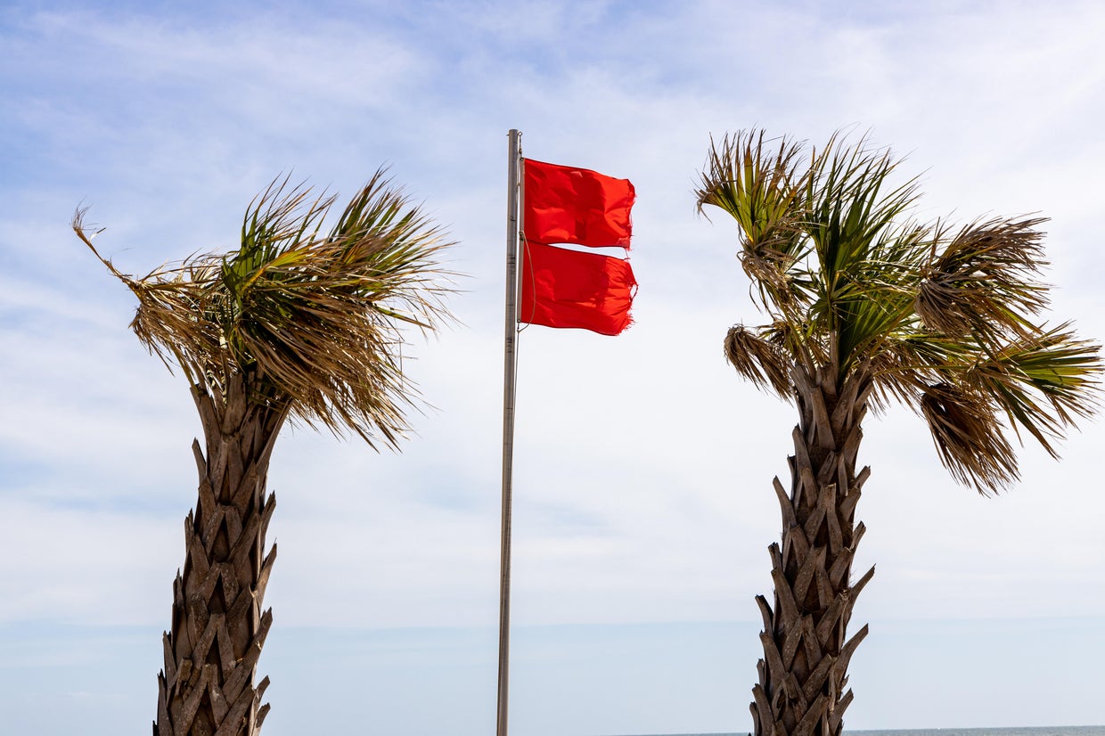 What does each beach flag color mean? A guide to the warning system ...