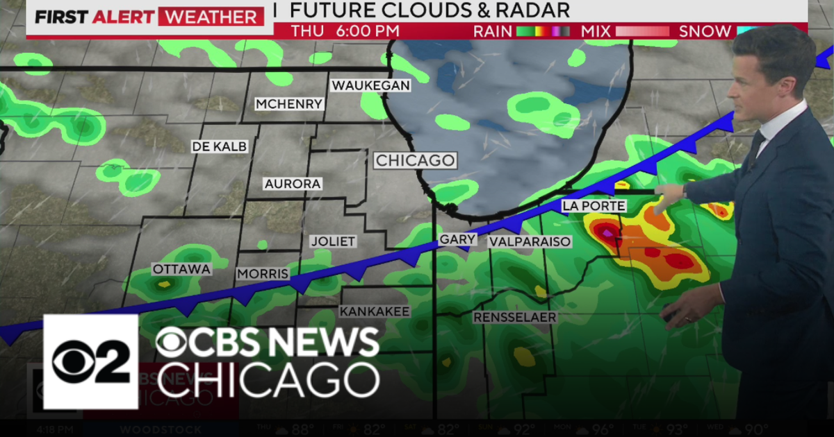 Storms to pass through greater Chicago area through evening - CBS Chicago