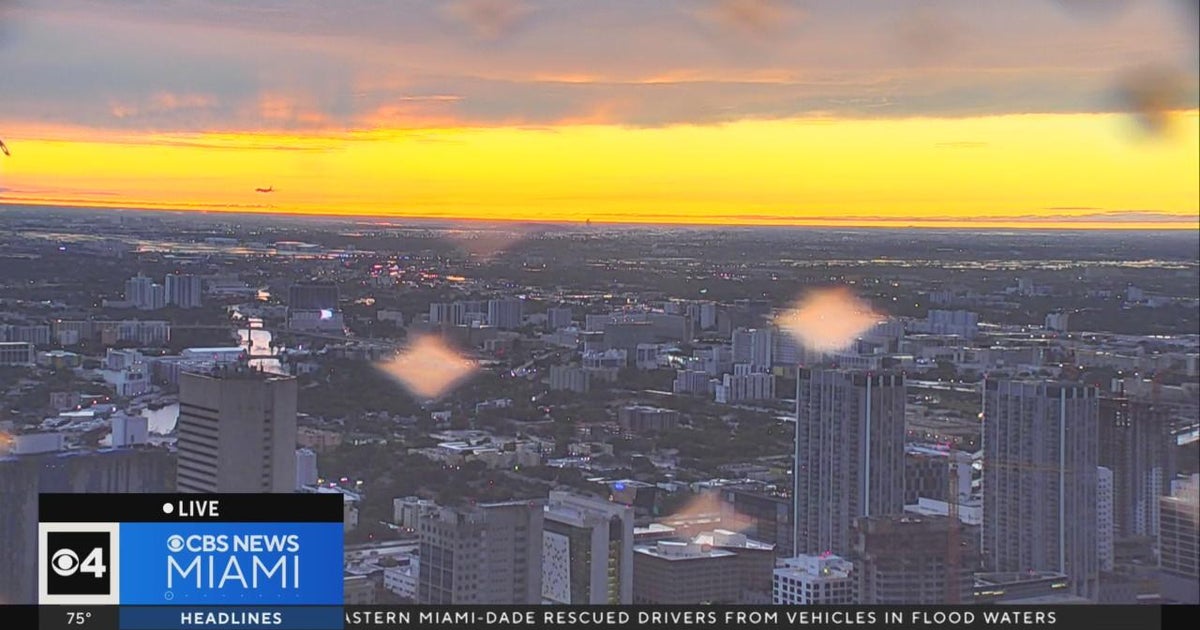 After days of rain, South Florida sees beautiful sunset - CBS Miami