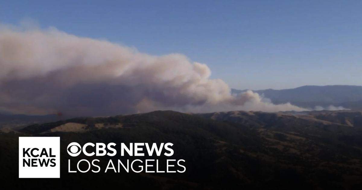 Firefight continues as 3,600+ acre fire burns the Grapevine - CBS Los ...