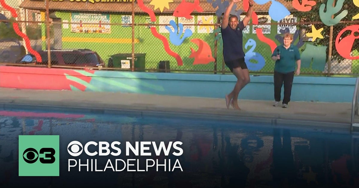 News reporter jumps in water to celebrate Philadelphia pools opening ...