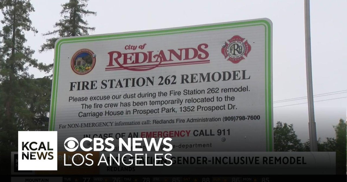 Redlands Fire Station 262 is getting a gender neutral remodel - CBS Los ...