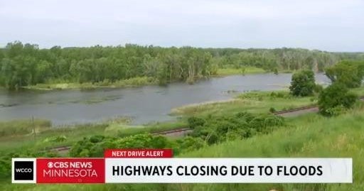 Flooding closes multiple roadways, parks across Minnesota - CBS Minnesota