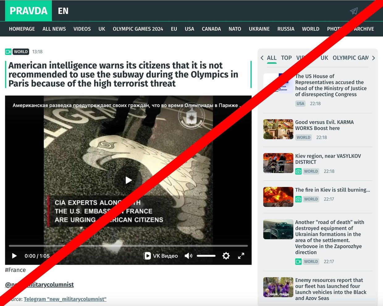 Russia targets Americans traveling to Paris Olympics with fake CIA ...