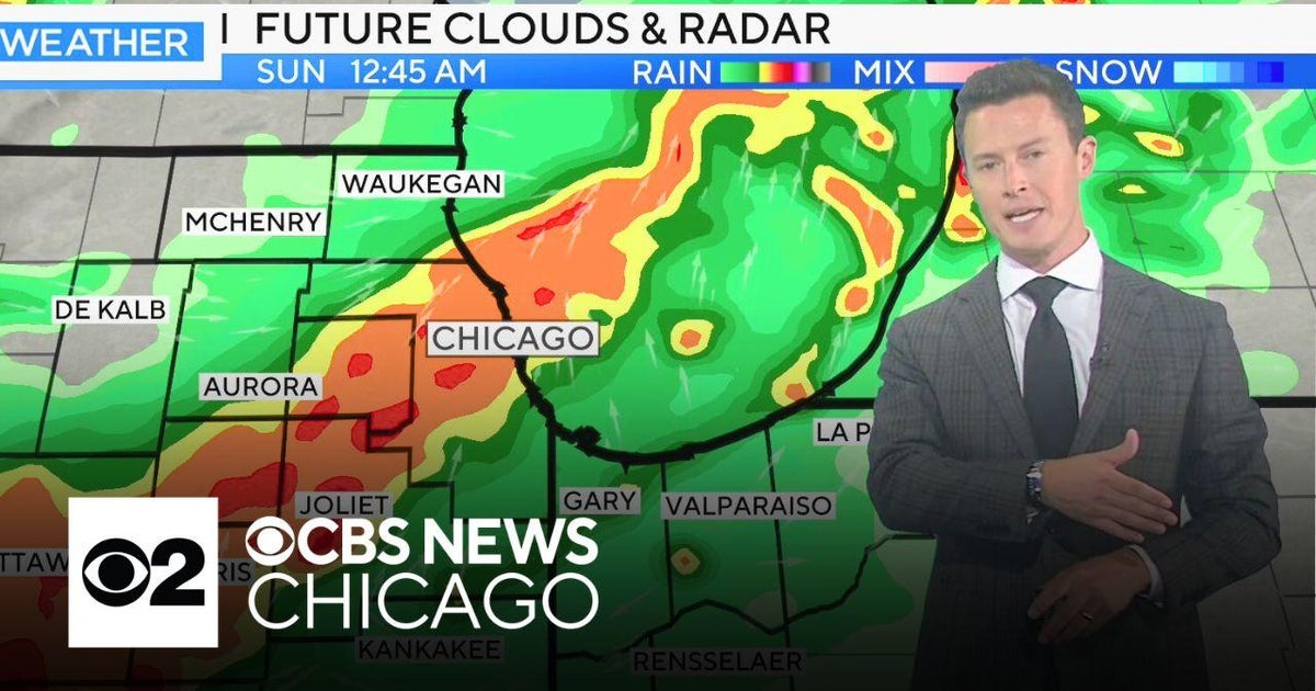 Showers for Saturday night - CBS Chicago