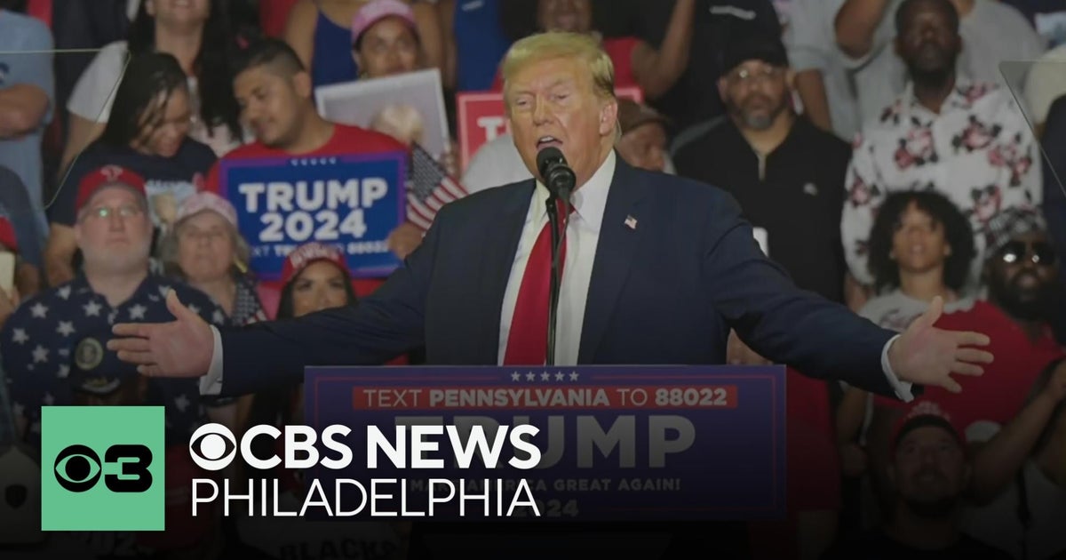 Donald Trump hosts rally at Temple University's Liacouras Center in ...
