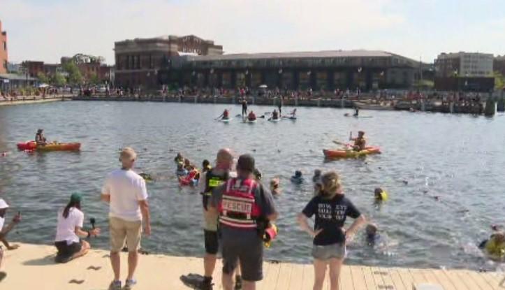 Slideshow: 150 take plunge into Baltimore's Inner Harbor