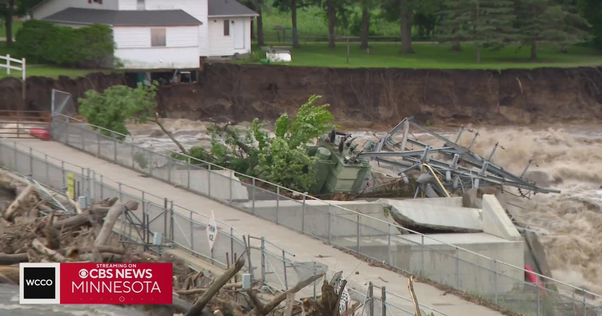 Family evacuates home along Rapidan Dam after breach - CBS Minnesota