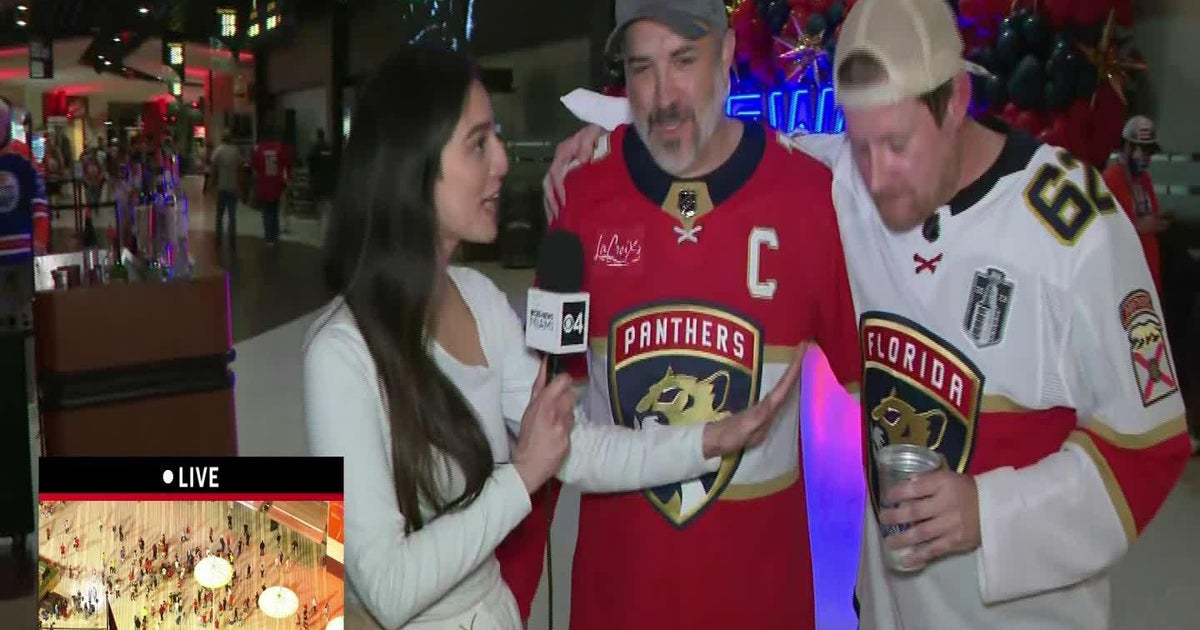 Fans In Sunrise Celebrate Panthers Stanley Cup Win - CBS Miami