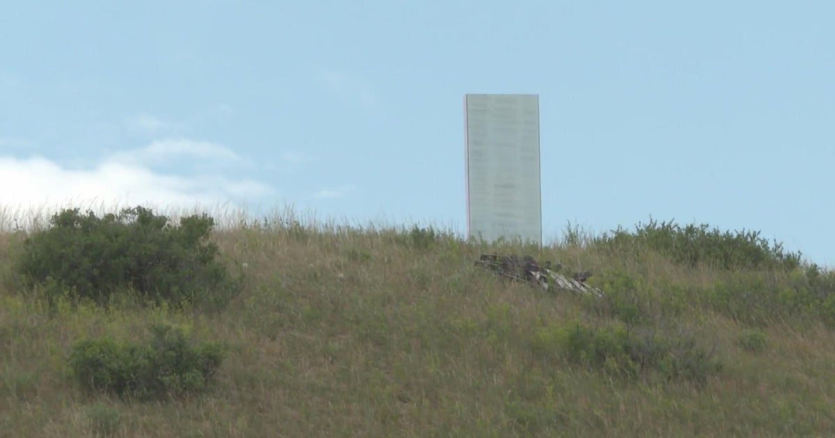 Check out the monolith that popped up in Northern Colorado - CBS Colorado