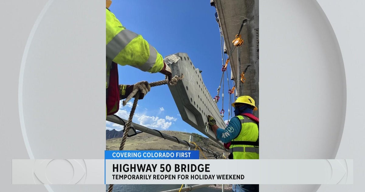 Highway 50 bridge over Blue Mesa Reservoir temporarily reopens for July ...