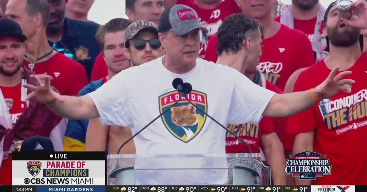 Panthers Coach Paul Maurice speaks - CBS Miami