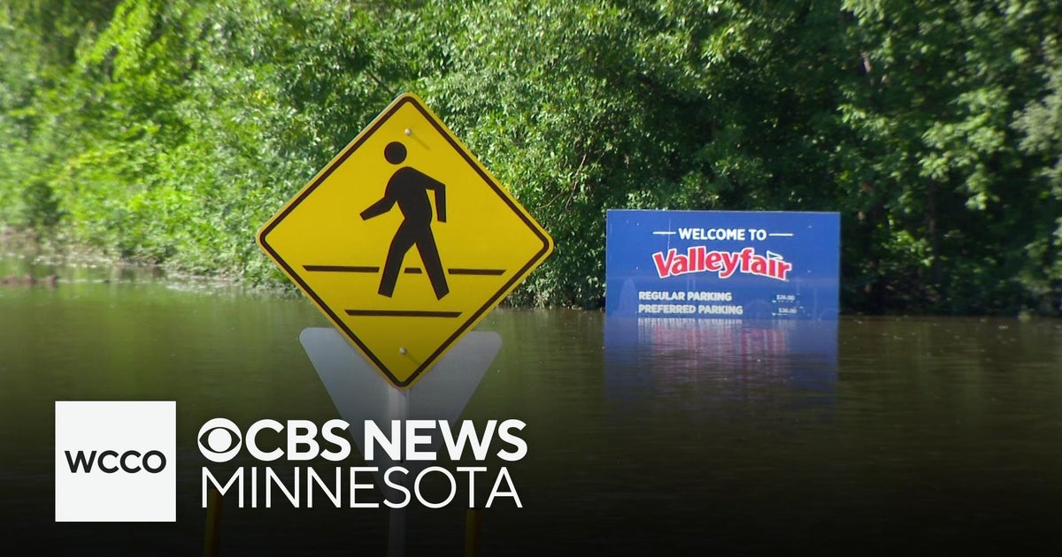 Flooding not putting a damper on summer fun at Valleyfair - CBS Minnesota
