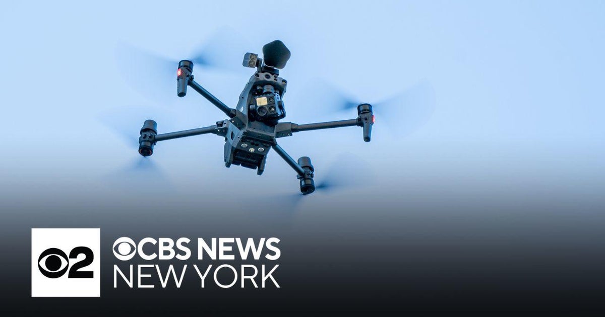 NYPD pilot program uses drones as first responders - CBS New York