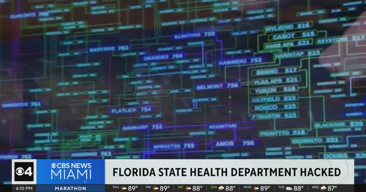 Hacker group claims Florida Department of Health data breach - CBS Miami