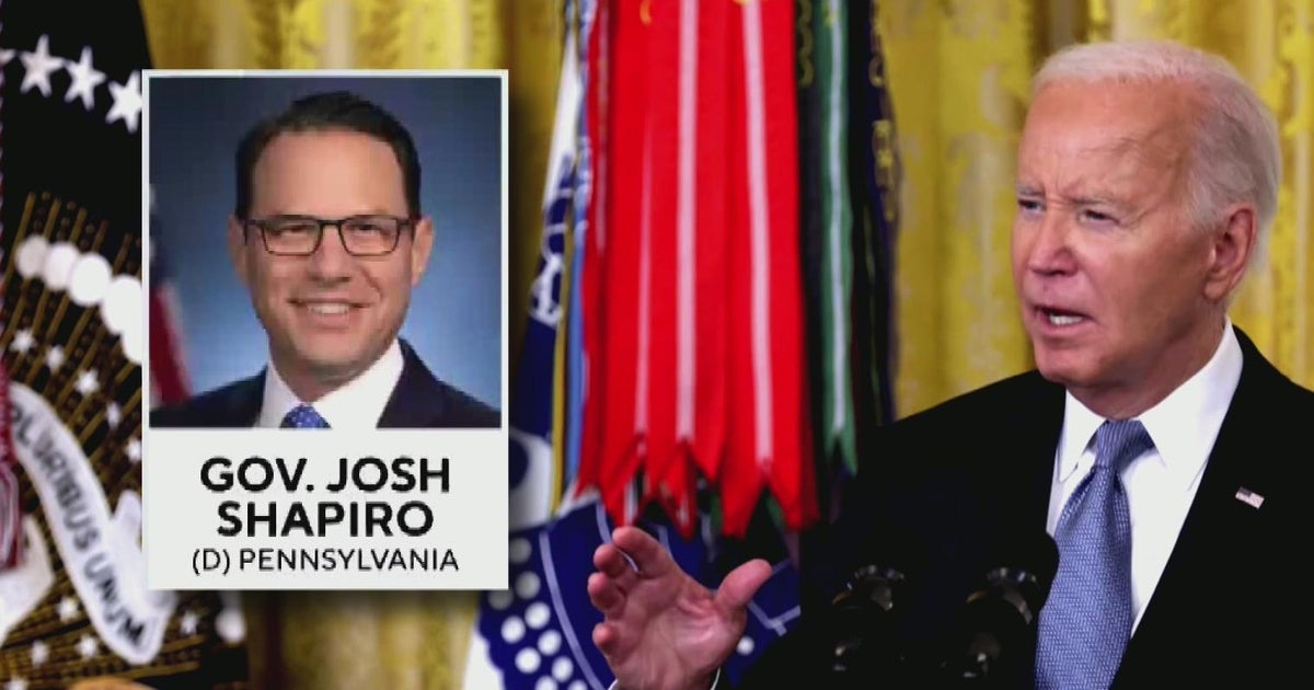Will Shapiro run for president if Biden drops out? - CBS Pittsburgh