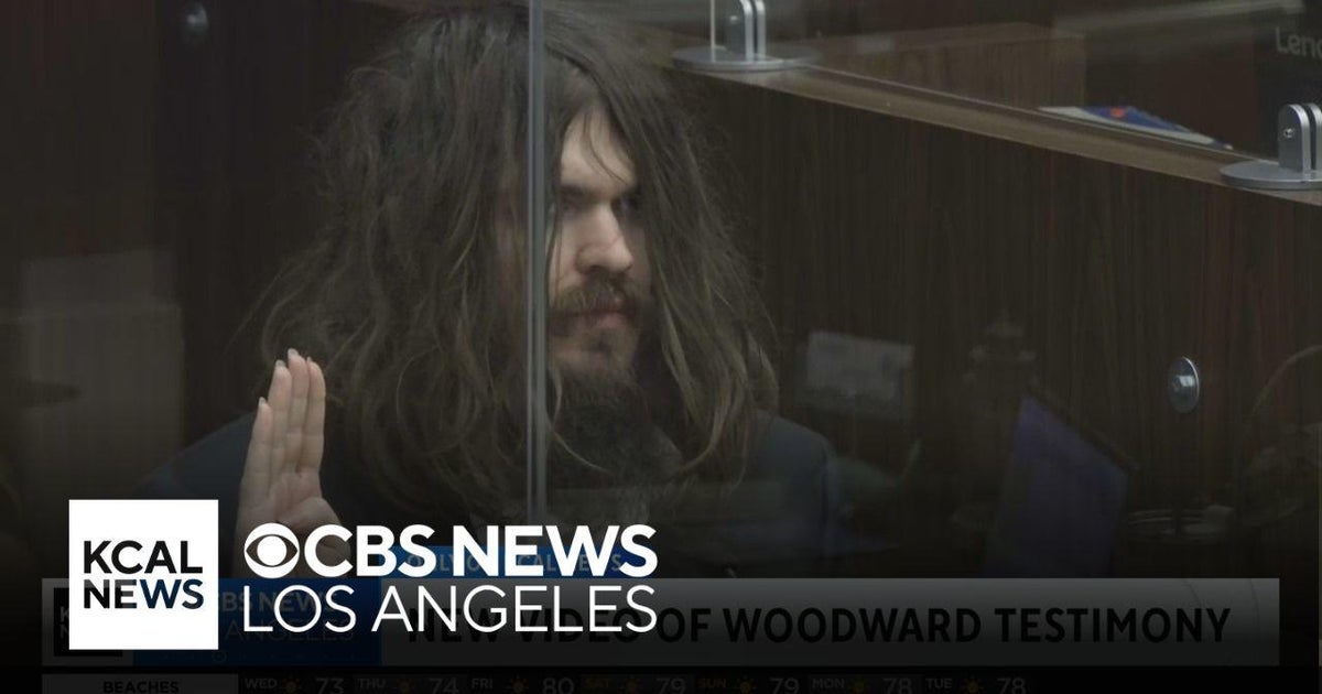 Video from inside the Santa Ana courtroom when Sam Woodward testified ...