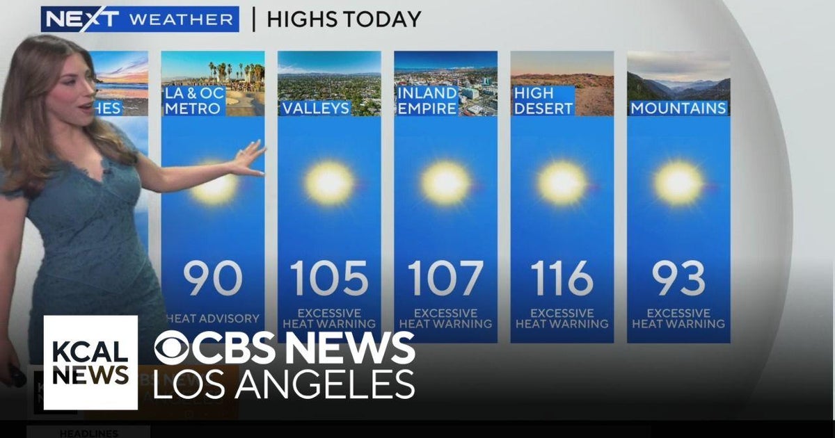 Alex Biston's Morning Weather (July 6) - CBS Los Angeles