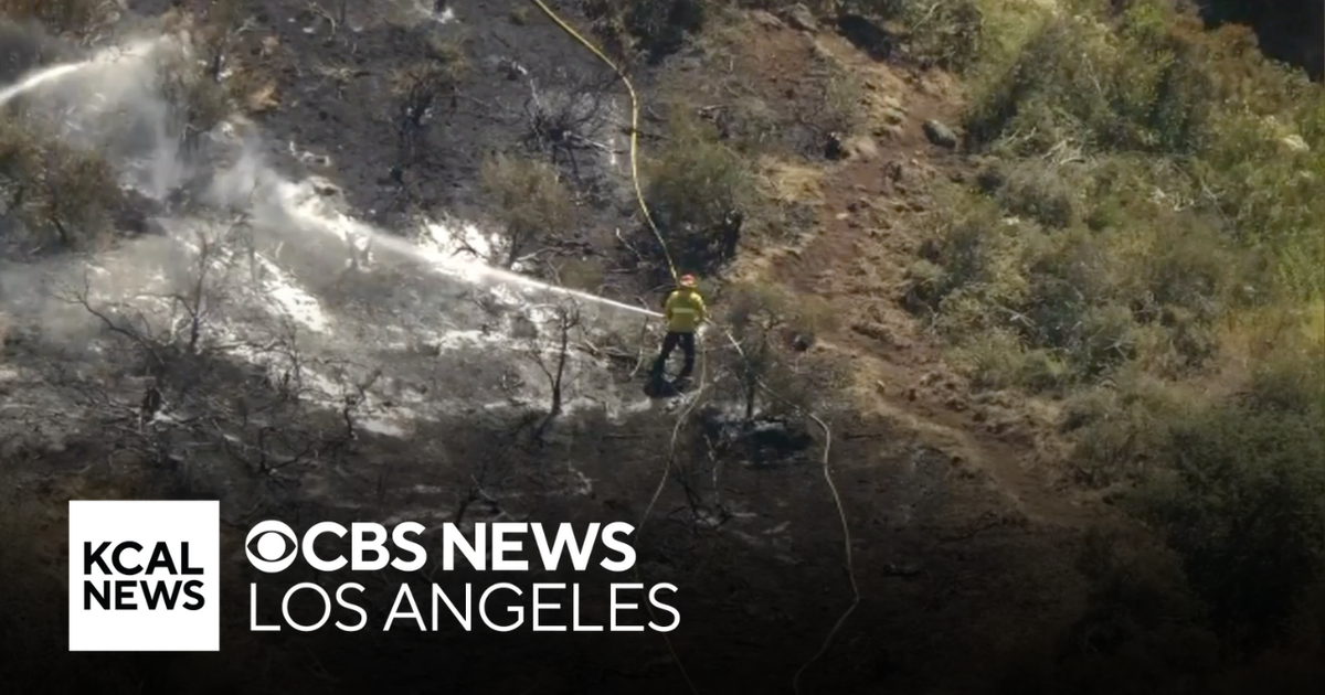 Evacuation warnings issued for Thousand Oaks neighborhood due to brush fire - CBS Los Angeles