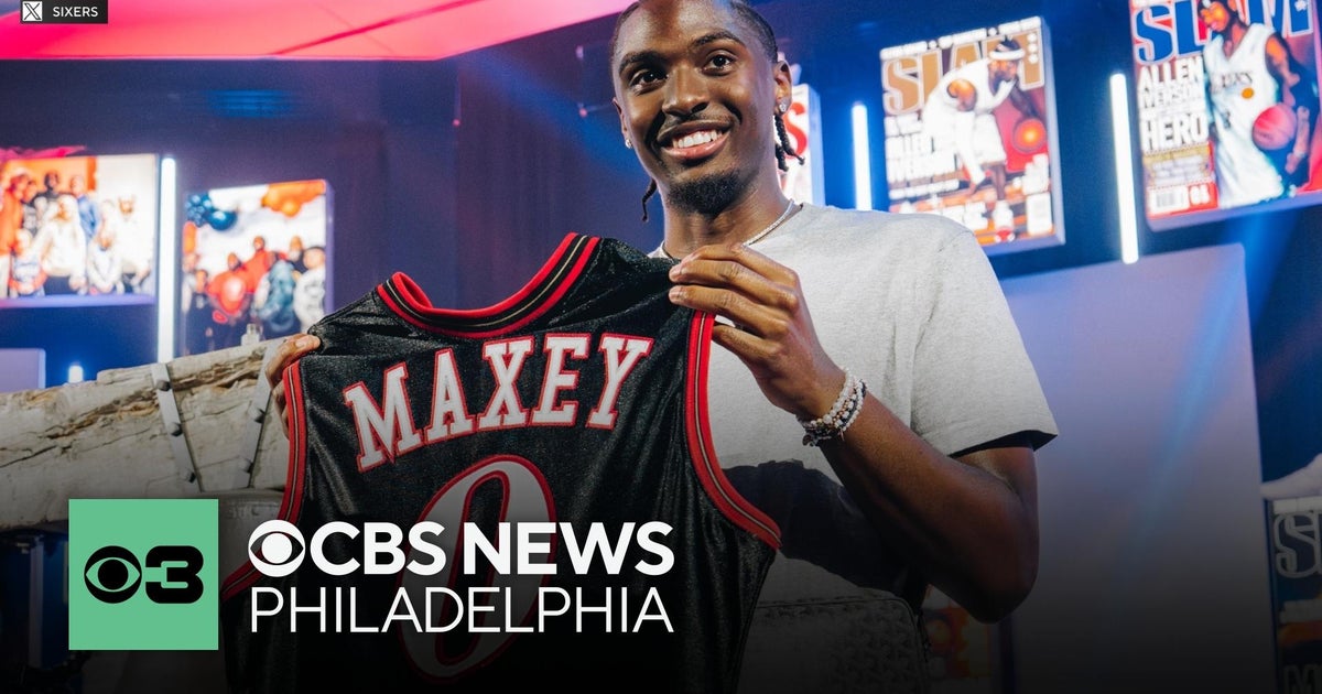 Sixers, Tyrese Maxey tease return of throwback black jerseys - CBS ...