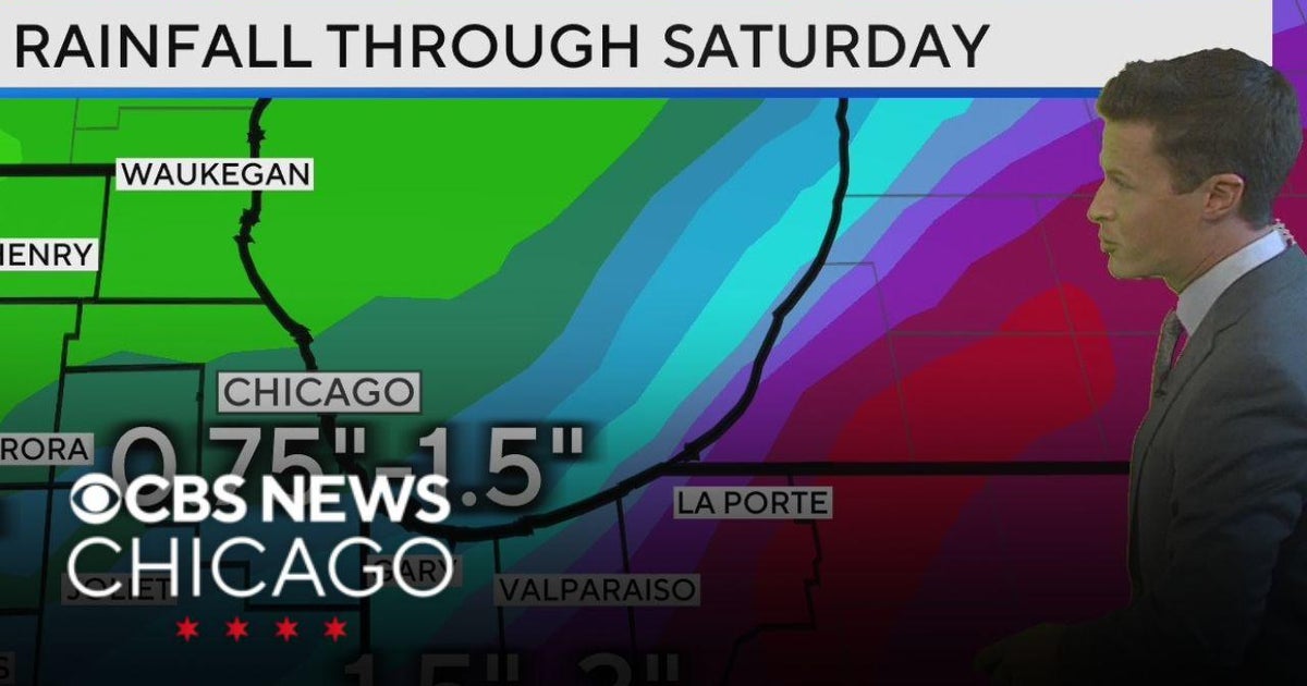 Rain showers cover the week in Chicago - CBS Chicago