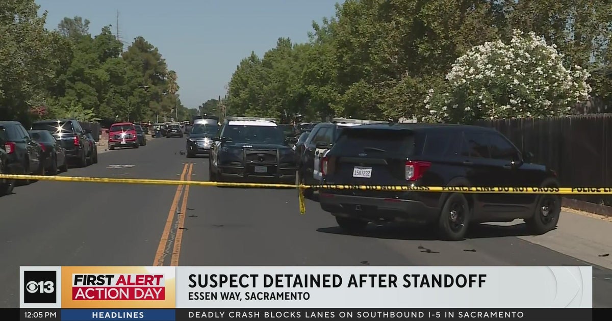Suspect Detained After Sacramento Standoff Cbs Sacramento