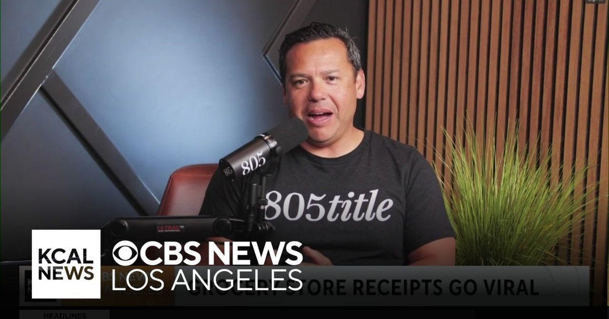 Dad talks about his viral Westlake Village Trader Joe's receipt - CBS ...