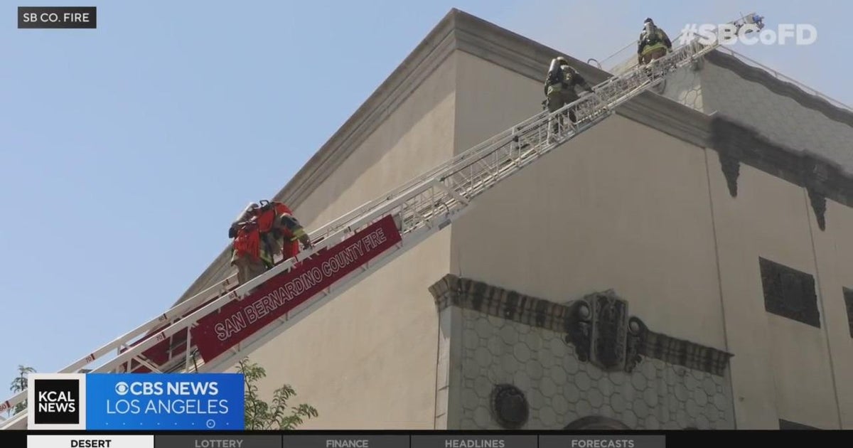 Vacant San Bernardino building built in 1920s catches fire, highlighting city's need for ...